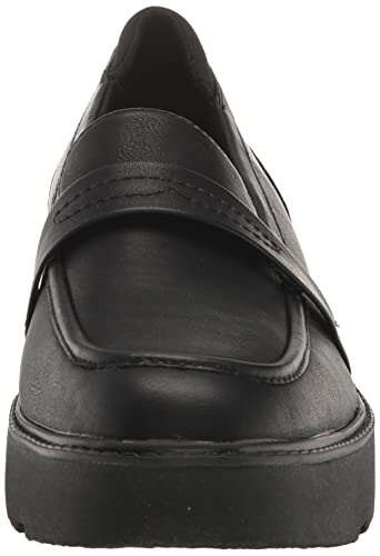 Dr. Scholl's Shoes Women's Vibrant Loafer, Black Synthetic, 9.5