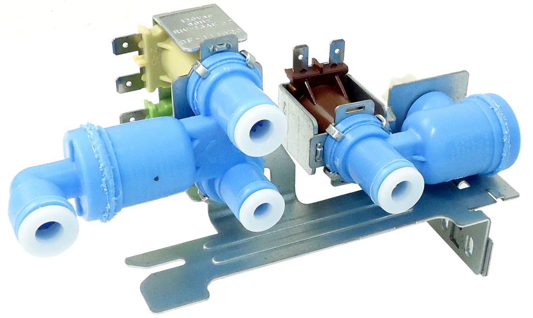 ClimaTek Upgraded Water Inlet Valve fits Kenmore Frigidaire 241734302 2692163 7241734301 PS7784018