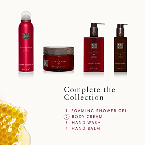 RITUALS Ayurveda Rebalancing Body Cream Refill - Moisturizing Cream with Indian Rose, Sweet Almond Oil & Himalaya Honey - 7.4 Fl Oz