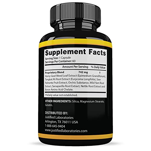 Sizegenix 742mg All Natural Advanced Men's Health Formula 60 Capsules