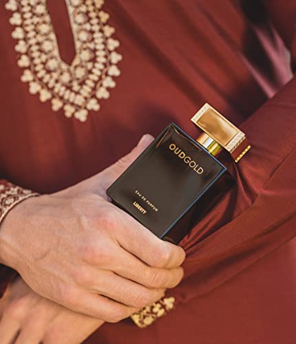 Liberty Luxury OudGold Perfume for Men (100ml/3.4Oz), Eau De Parfum (EDP), Long Lasting Smell.