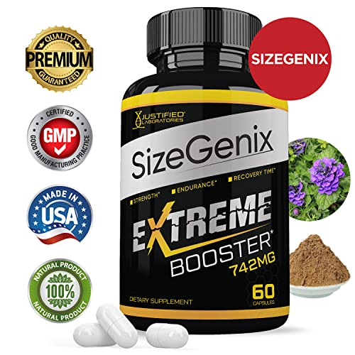 Sizegenix 742mg All Natural Advanced Men's Health Formula 60 Capsules