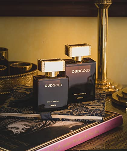 Liberty Luxury OudGold Perfume for Men (100ml/3.4Oz), Eau De Parfum (EDP), Long Lasting Smell.