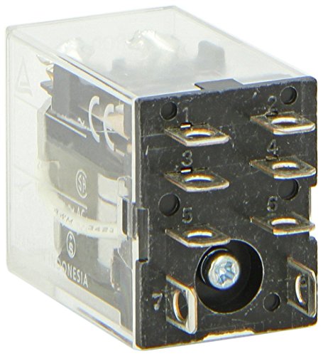 Omron LY2-AC24 (Pack of 2) General Purpose Relay, 53.8 mA at 50 Hz and 46 mA at 60 Hz Rated Load Current, 24 VAC Rated Load Voltage