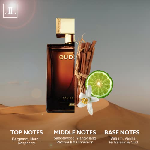 Liberty Luxury OudGold Perfume for Men (100ml/3.4Oz), Eau De Parfum (EDP), Long Lasting Smell.