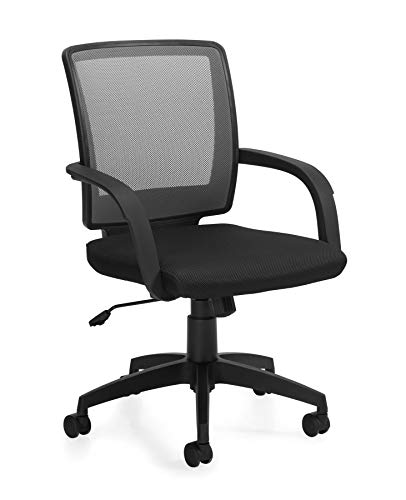 GOF Mesh Office Desk Chair (G10900B)-Work & Task Seating with Ergonomic Features for Conference Room, Boardroom, Home & School Office (Qty 1)