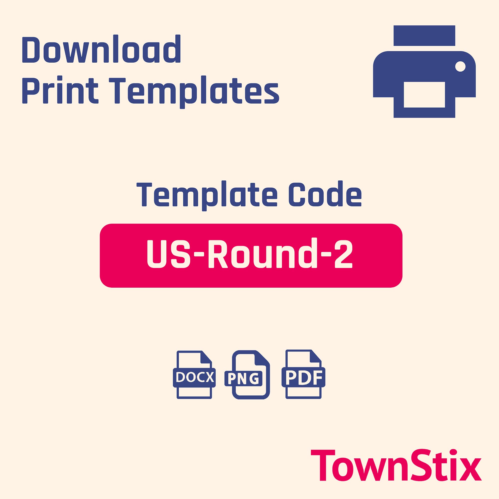 2" Round Matte White Sticker Label, Laser/Inkjet Printing - Letter Size, 30 Sheets