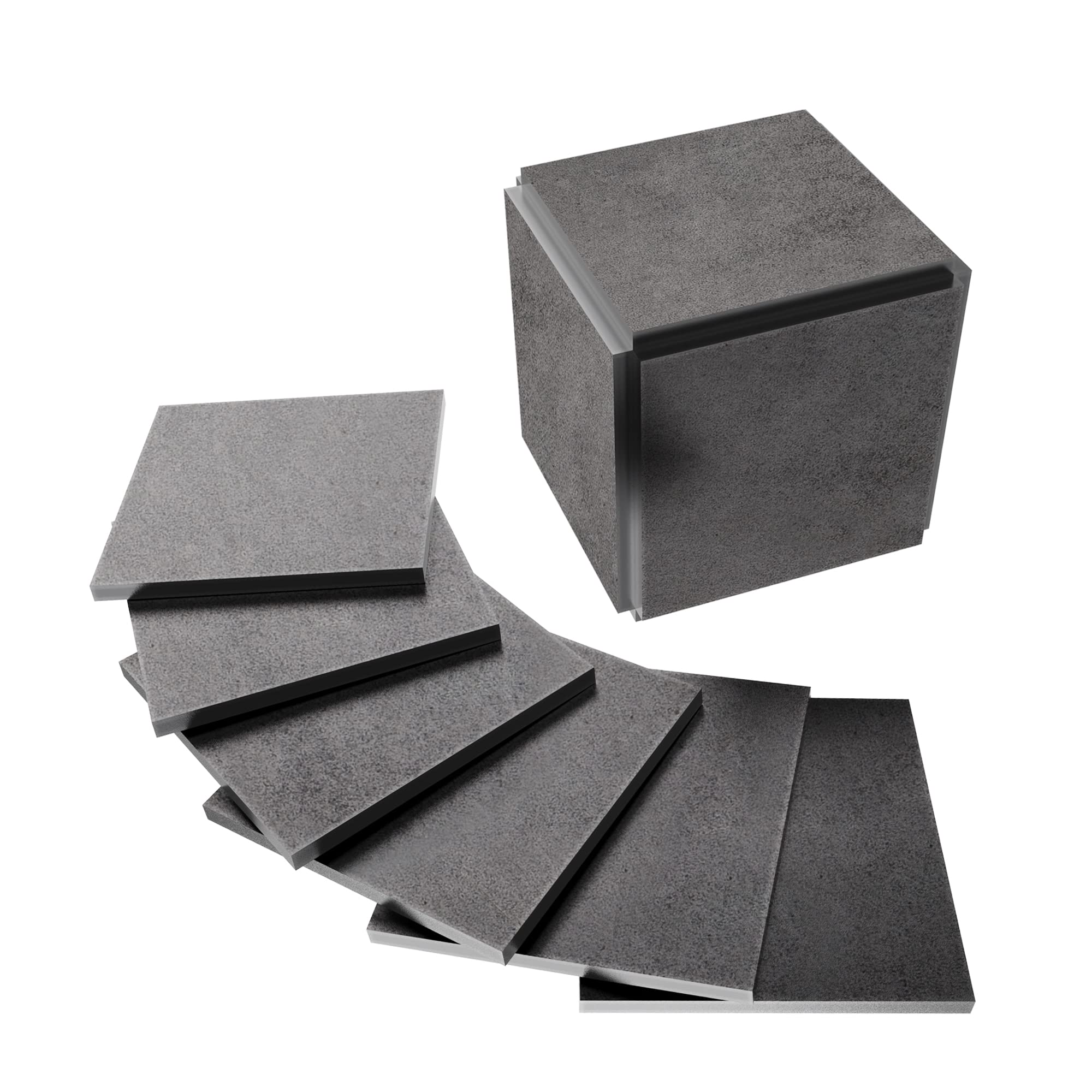 bestarc Welding Coupons, 2×2" Mild Steel Welding Kit, 11 Gauge Welding Plate DIY Cube, Welding Practice for MIG TIG Gas Arc Stick and Wirefeed (6 PCS)