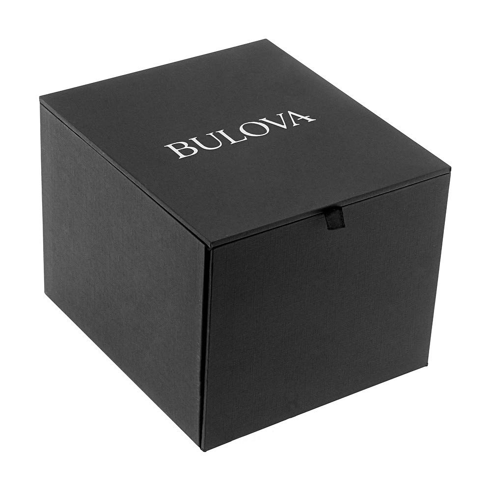 Bulova Men's Classic Wilton 26-Jewel Automatic Leather Strap Watch, 40 Hour Power Reserve, Domed Sapphire Crystal, Exhibition Case Back, Luminous Hands, 43mm