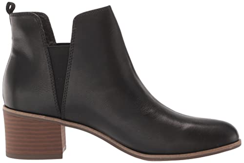 Dr. Scholl's Shoes Womens Teammate Slip On Chelsea Dress Ankle Boot, Black Smooth, 6.5 US