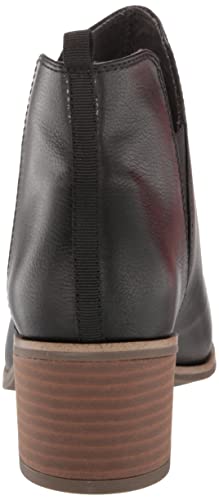 Dr. Scholl's Shoes Womens Teammate Slip On Chelsea Dress Ankle Boot, Black Smooth, 6.5 US