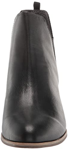 Dr. Scholl's Shoes Womens Teammate Slip On Chelsea Dress Ankle Boot, Black Smooth, 6.5 US