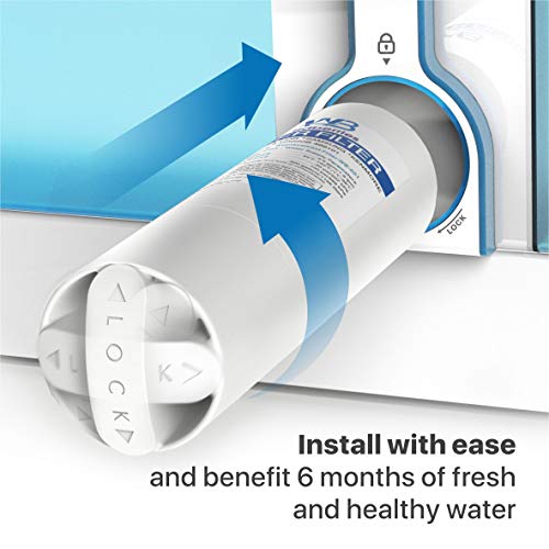 Wildberries DA29-00020B Samsung Refrigerator Water Filter Replacement for DA29-00020A/B, HAF-CIN/EXP, RF263BEAESR, DA97-08006A, RF28HFEDBSR, RF263TEAESG, RF4287HARS, RF28JBEDBSG, RS25J500DSR 3-Pack