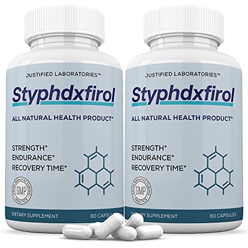 (2 Pack) Styphdxfirol 742MG All Natural Advanced Men's Heath Formula 120 Capsules
