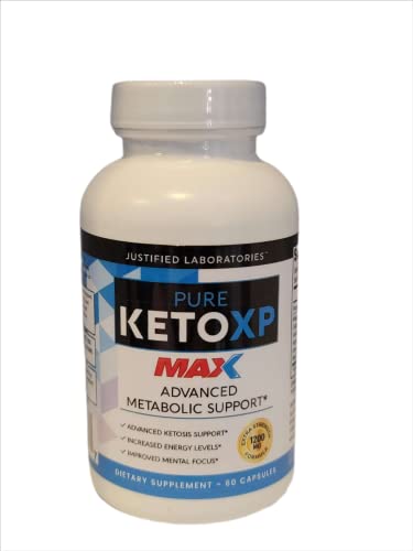 Pure Keto XP Max 1200MG Pills Advanced Ketogenic Supplement Real Exogenous Ketones Ketosis Support for Men Women 60 Capsules 3 Bottles