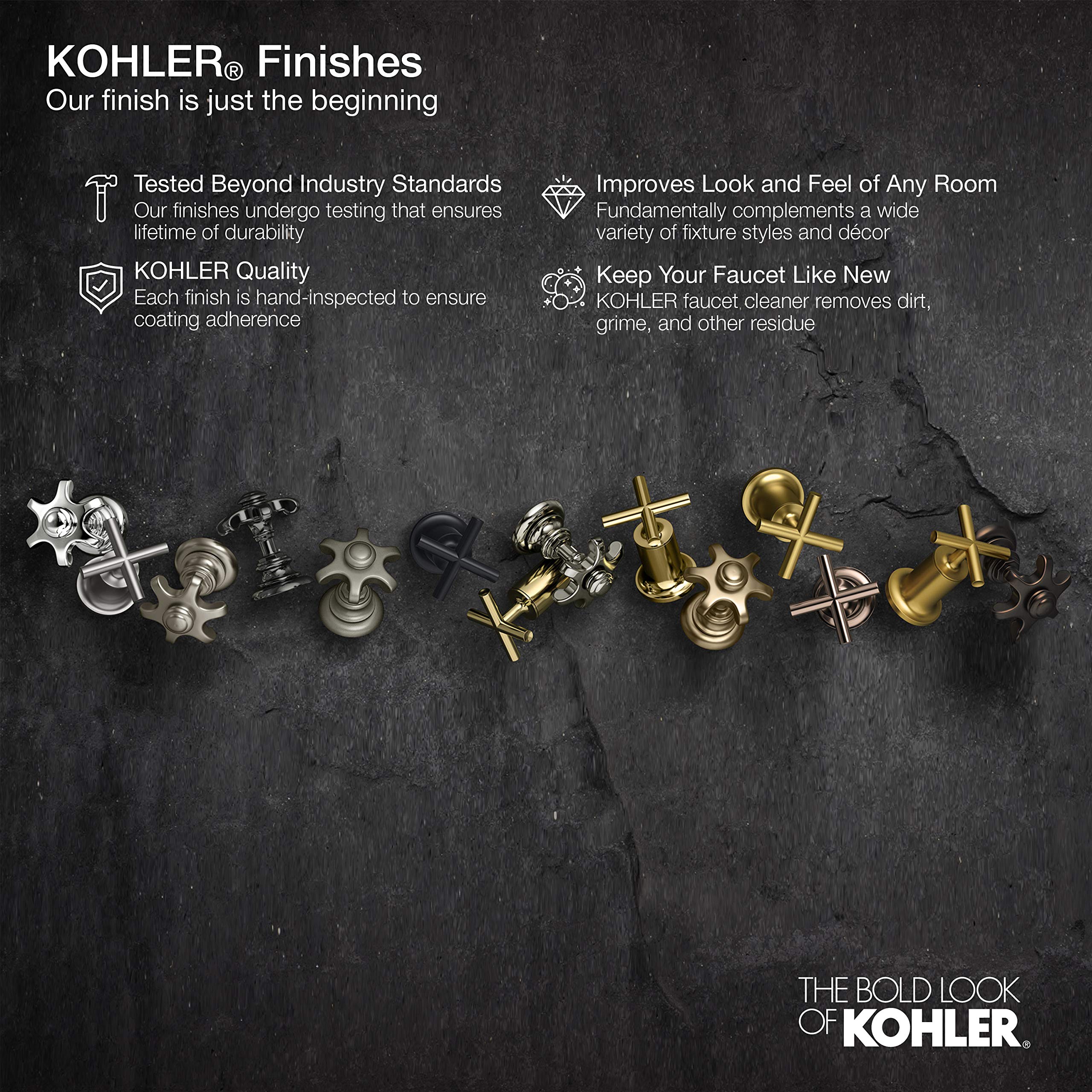 KOHLER 22973-2MB Crue High-Arc Kitchen Faucet with Pull Down Spring Spout, Professional Pre-Rinse Kitchen Faucet, Commercial Faucet, Vibrant Brushed Moderne Brass