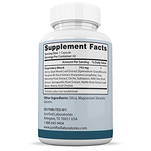 (2 Pack) Styphdxfirol 742MG All Natural Advanced Men's Heath Formula 120 Capsules