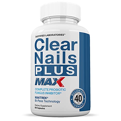 (3 Pack) Clear Nails Plus Max Pills 40 Billion CFU Probiotic Supports Strong Healthy Hair Skin Nails 180 Capsules