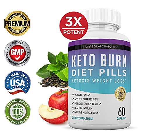 (5 Pack) Keto Diet Burn Diet Pills Advanced Ketogenic Support Exogenous Ketones Ketosis for Men Women 300 Capsules