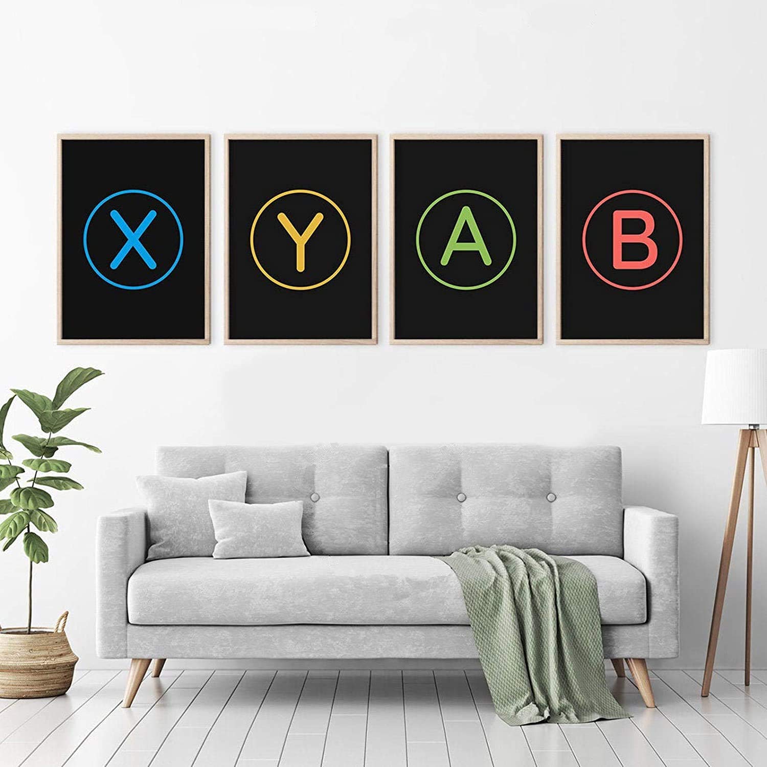 Tipsy Umbrella Game Room Decor โ Xbox/Playstation Gaming Posters - Set of (4) - Gamer Decor - Video game posters 11 x 17 Size (Xbox)
