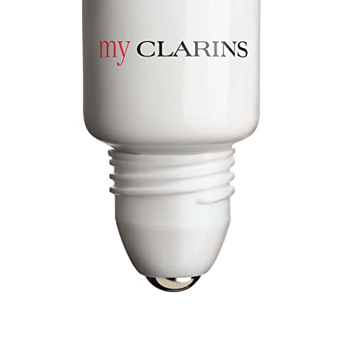 My Clarins RE-FRESH Roll-On Eye De-Puffer | Targets Dark Circles and Puffiness | Visibly Brightens | Hydrates and Refreshes | Skin Looks Smoother After First Application* | Vegan, Paraben-Free |0.5 Oz