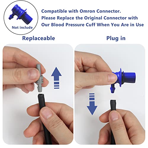 Extra Large Blood Pressure Cuff Compatible with Most Omron Blood Pressure Machine, Replacement Blood Pressure Cuff for Big Arm, Cuff Only(8.6”-20.5” Inches)