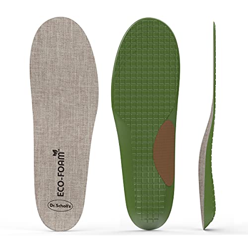 Dr. Scholl's Eco-Foam Insoles for Women, Shoe Inserts Made with Sustainable and Recycled Material, Women's 6-10