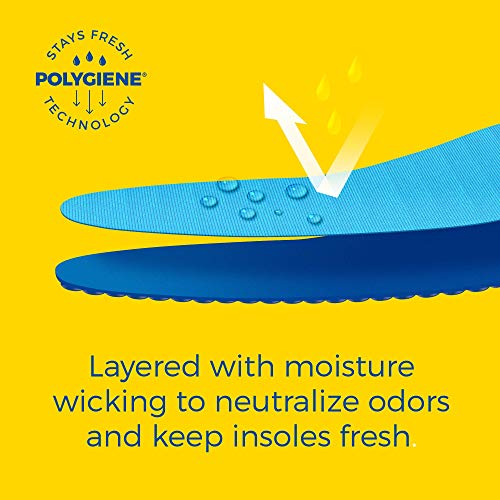 Dr. Scholl's Float-On-Air Insoles for Men, Shoe Inserts That Relieve Tired, Achy Feet with All Day Comfort, Men's 8-14
