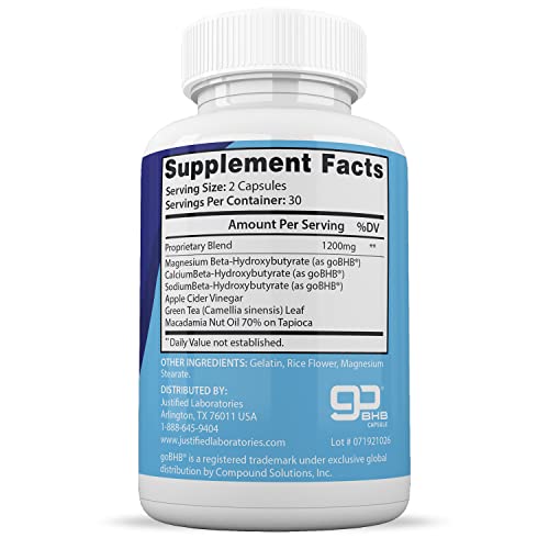 Instant Pure Keto Pills Max 1200MG Keto Pills Advanced BHB Ketogenic Supplement Exogenous Ketones Ketosis for Men Women 60 Capsules 1 Bottle
