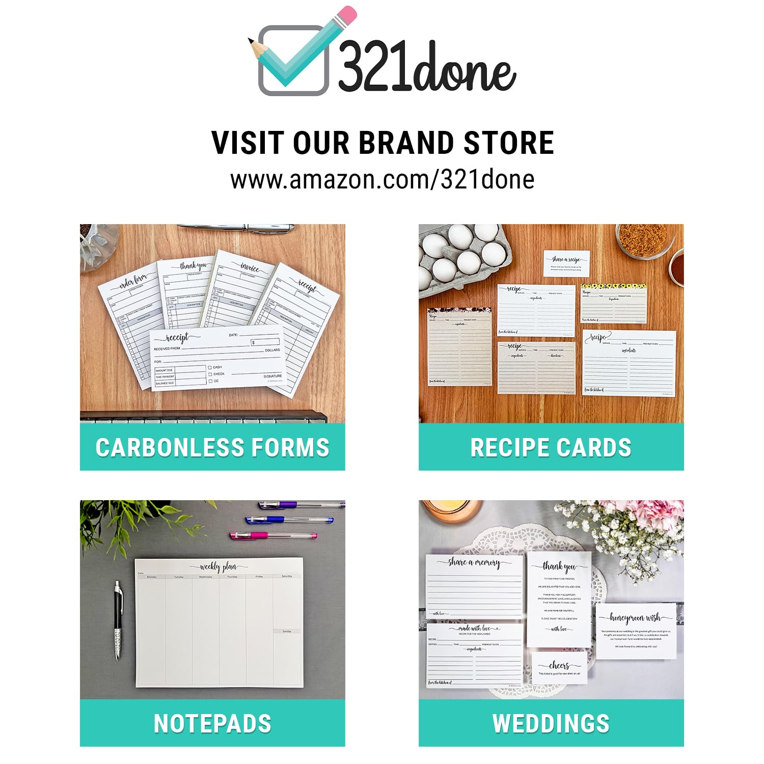321Done Blank Coupon Cards Tan, 3.5x2 (50 Pack) Made in USA, Little DIY Gift Certificate, Vouchers for Present, Holiday, Valentines Simple Redeemable For Design, Thick Paper, Space to Personalize