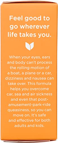Hyland's Naturals Motion Sickness, Nausea Relief Tablets, All Natural Treatment for Car Sickness and Sea Sickness, 50 Co