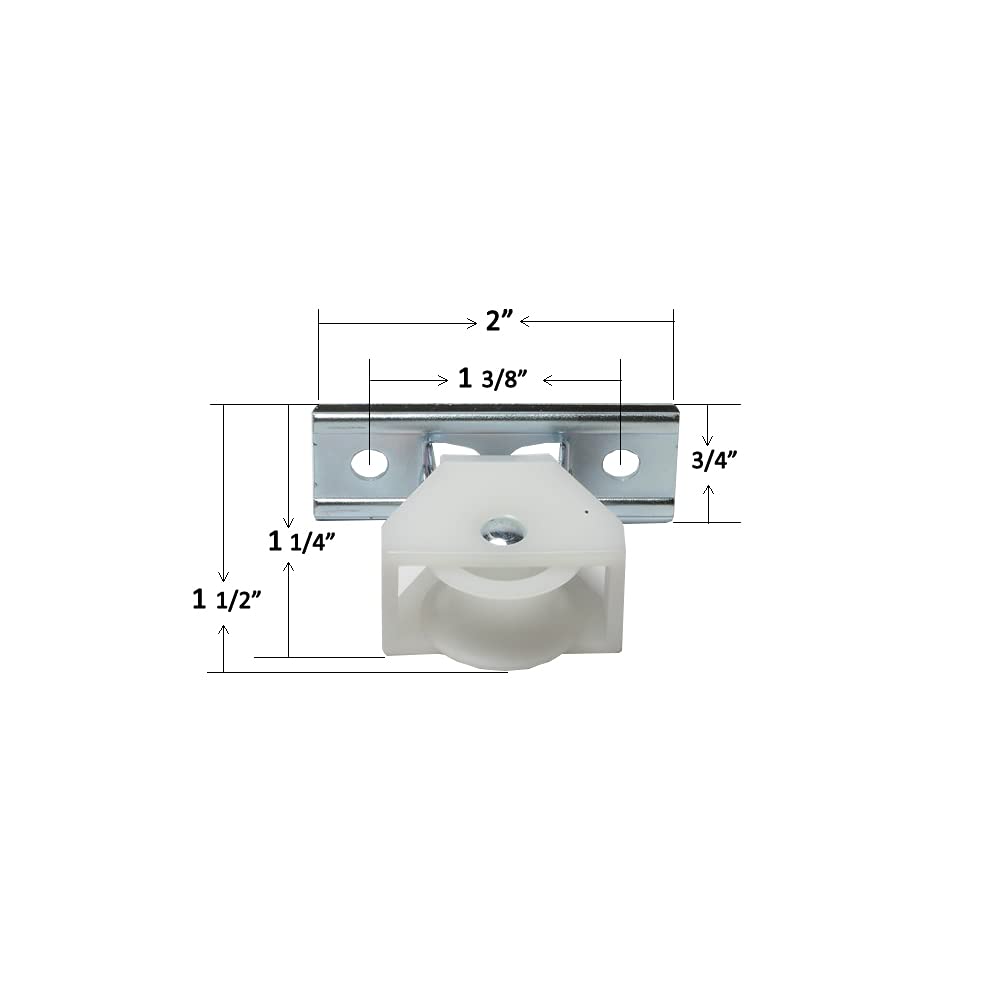 Amazing Drapery Hardware 20 Qty.: Large Cord Pulley for Roman, Pleated, or Australian Shades