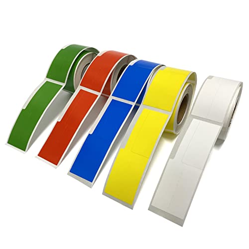 mewmewcat Label,Cable Label Self-Adhesive Thermal Printing Sticker Paper Waterproof Oil-Proof Tear Resistant Label Tape for Cables Wires Jewelry for DP23 Series Thermal Printer Label Maker Machine, 1