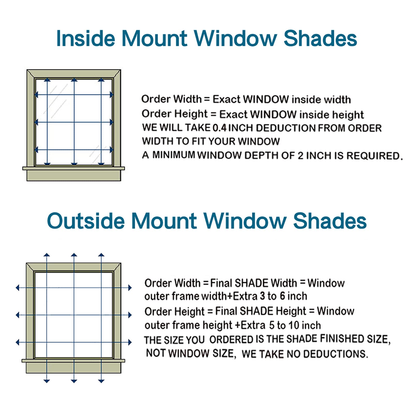 LETAU Cordless Nature Window Shades Blinds, 100% Linen Roman Shades, Pattern 3