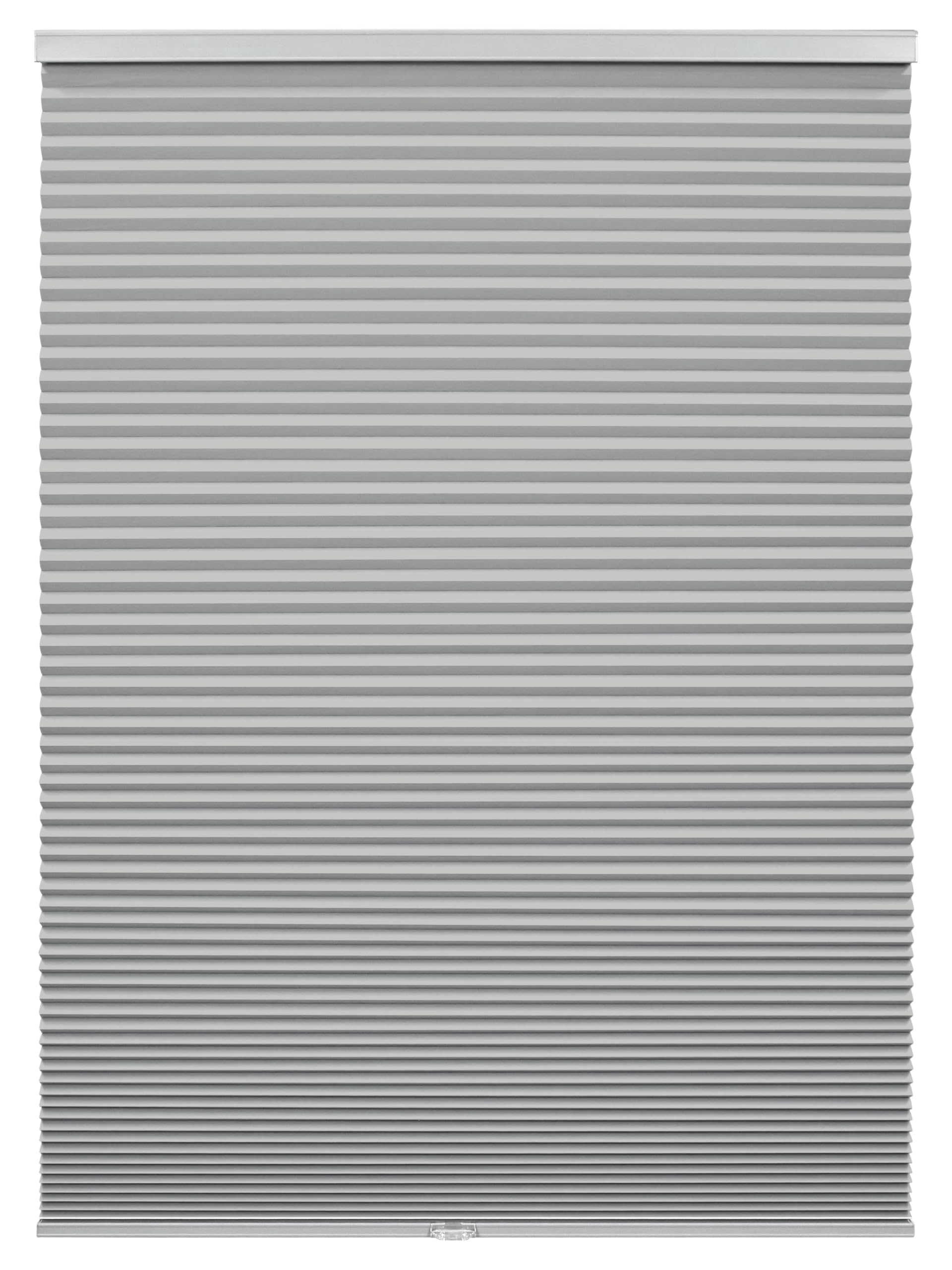 BlindsAvenue Custom ¾” Pleat, Cellular Shades, Color Urban Gray, Blackout Fabric Available in 2 Cordless Lift Systems. Customize to Widths Between 18”-96” Wide & Any Height Between 18”–84”