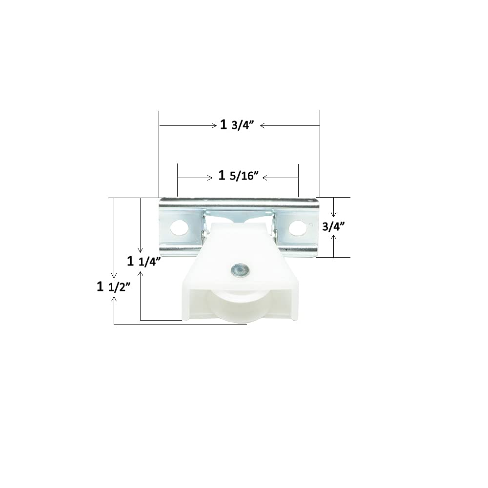 Amazing Drapery Hardware 2 Qty: Small Roman Shade Cord Pulley : up to 3 Cords