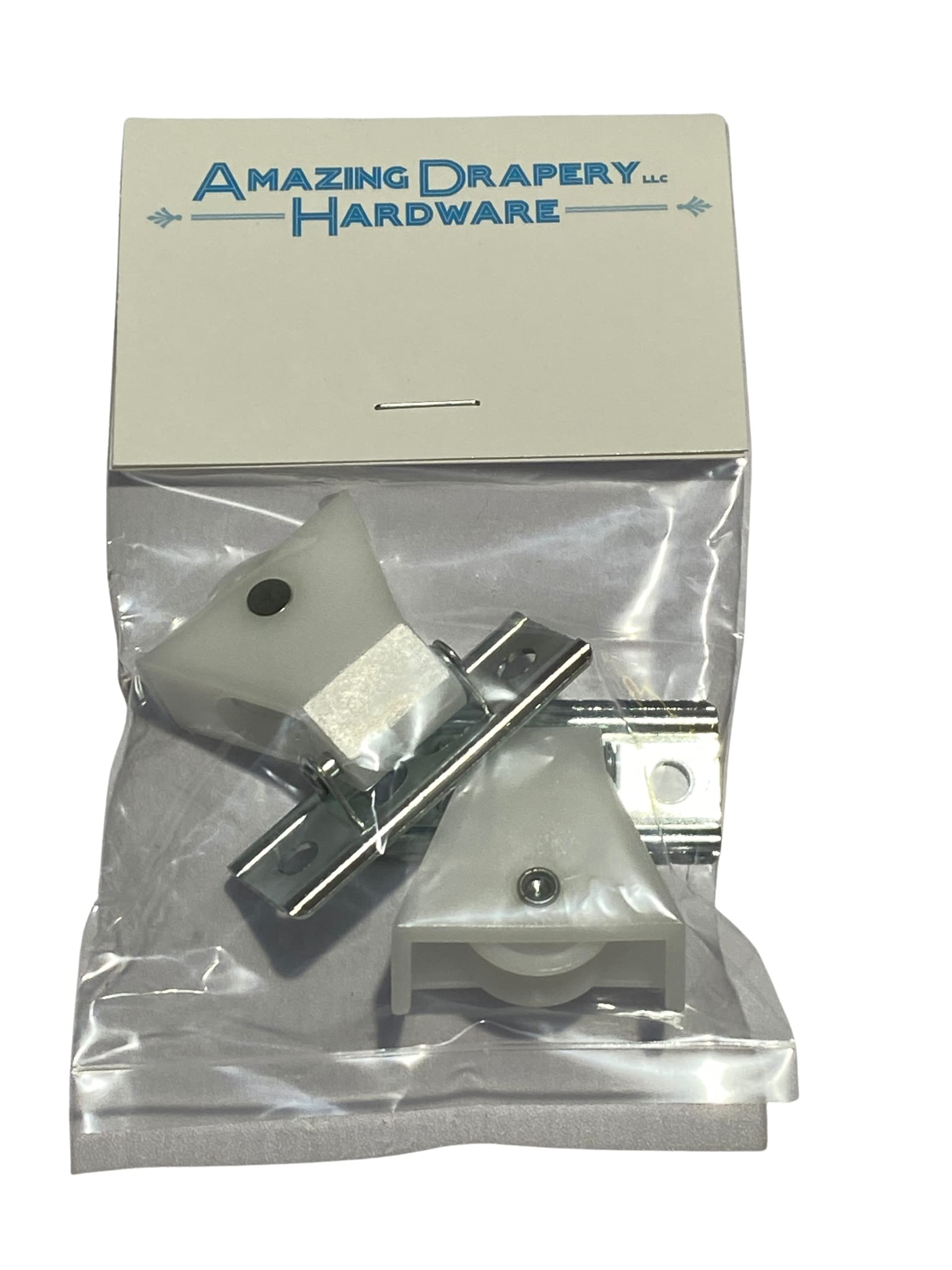 Amazing Drapery Hardware 2 Qty: Small Roman Shade Cord Pulley : up to 3 Cords