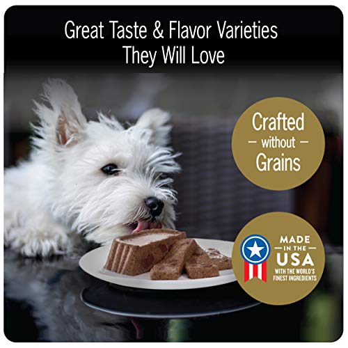 CESAR HOME DELIGHTS Adult Wet Dog Food & Classic Loaf in Sauce Breakfast & Dinner Variety Pack, (24) 3.5 oz. Easy Peel Trays