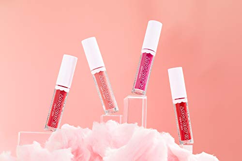 wet n wild Liquid Lipstick Cloud Pout Marshmallow, Hot Pink Candy Wasted | Matte Lip Cream Mousse | Argan Oil | Vitamin E