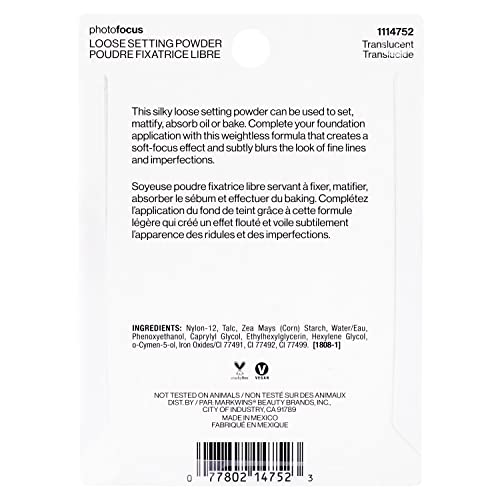 Loose Setting Powder By Wet n Wild Photo Focus Loose Finishing Powder Off-White Translucent