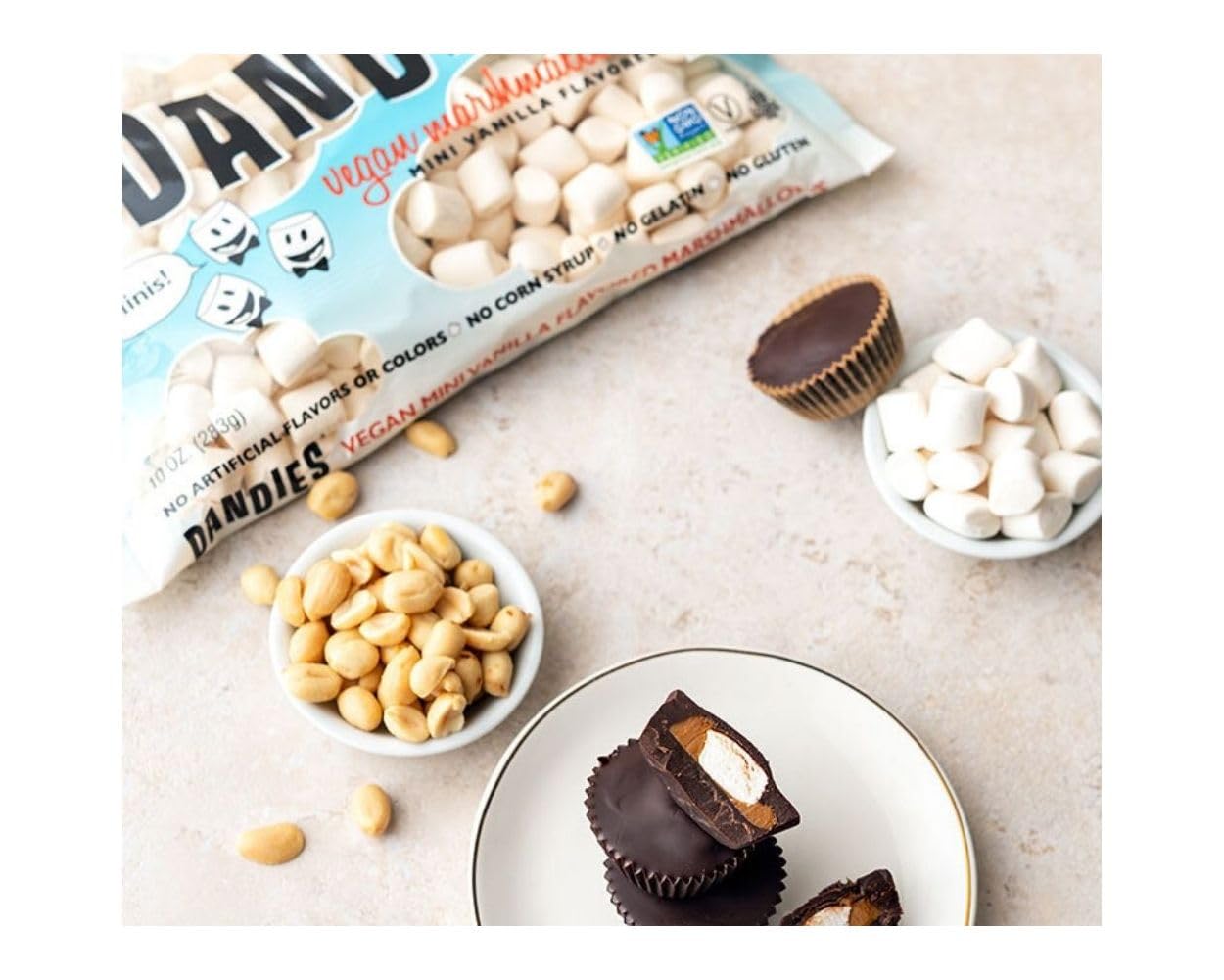 Dandies, Vegan Gluten Free Marshmallows Minis, 10 Ounce