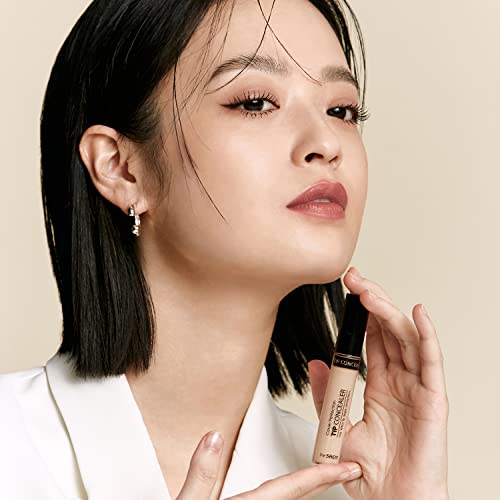 THE SAEM Cover Perfection Tip Concealer SPF28 PA++, Liquid Multi-Use Concealer, Full Coverage Makeup for Acne Dark Spots Dark Circles Hyperpigmentation and Blemishes, 0.2 fl.oz. (#1.5 Natural Beige)