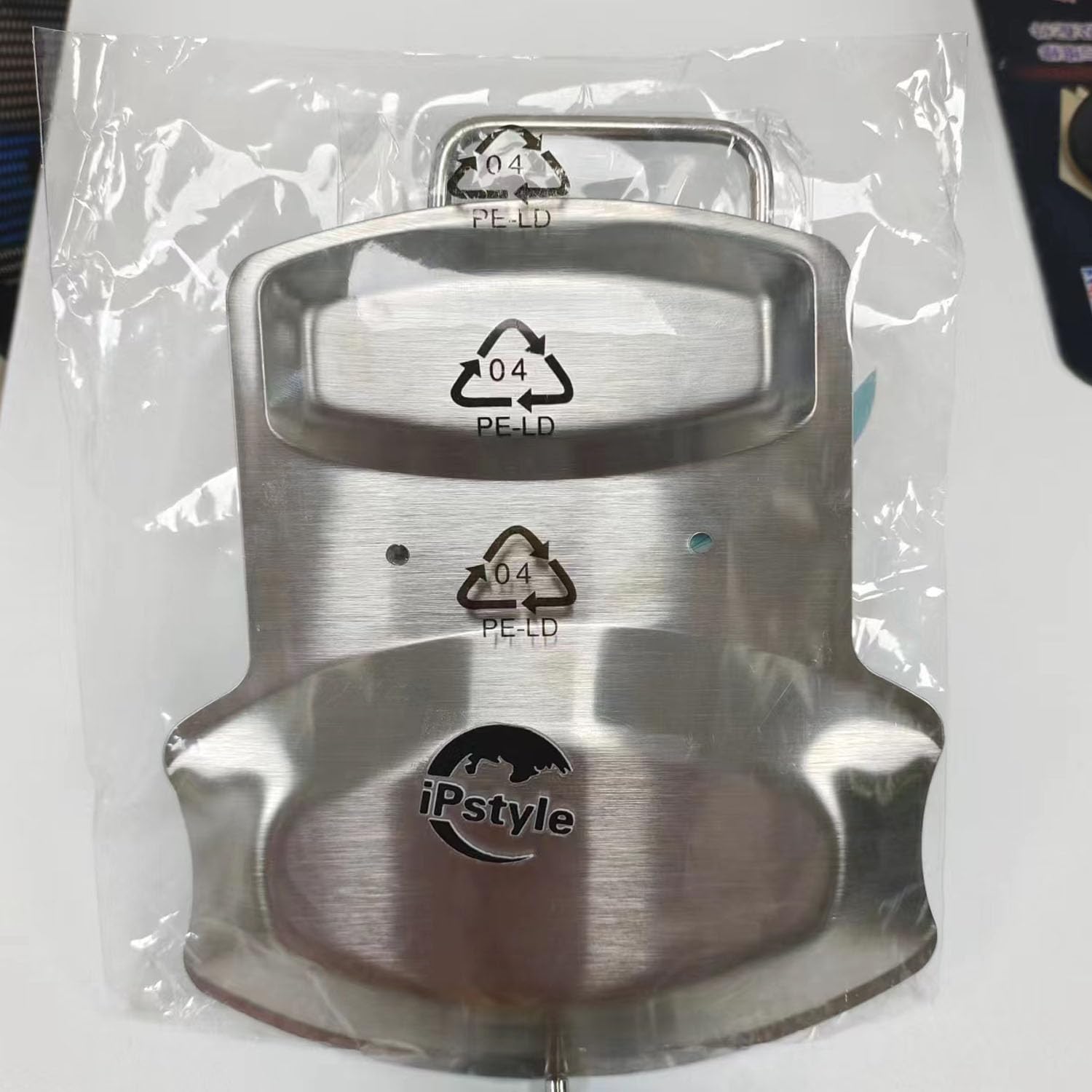 iPstyle Pan Lid Holder Spoon Rest for Pots and Pans Progressive Lid and Spoon Shelf 304 Stainless Steel Pan Lid Organizer Kitchen Decor Tool (Holder)