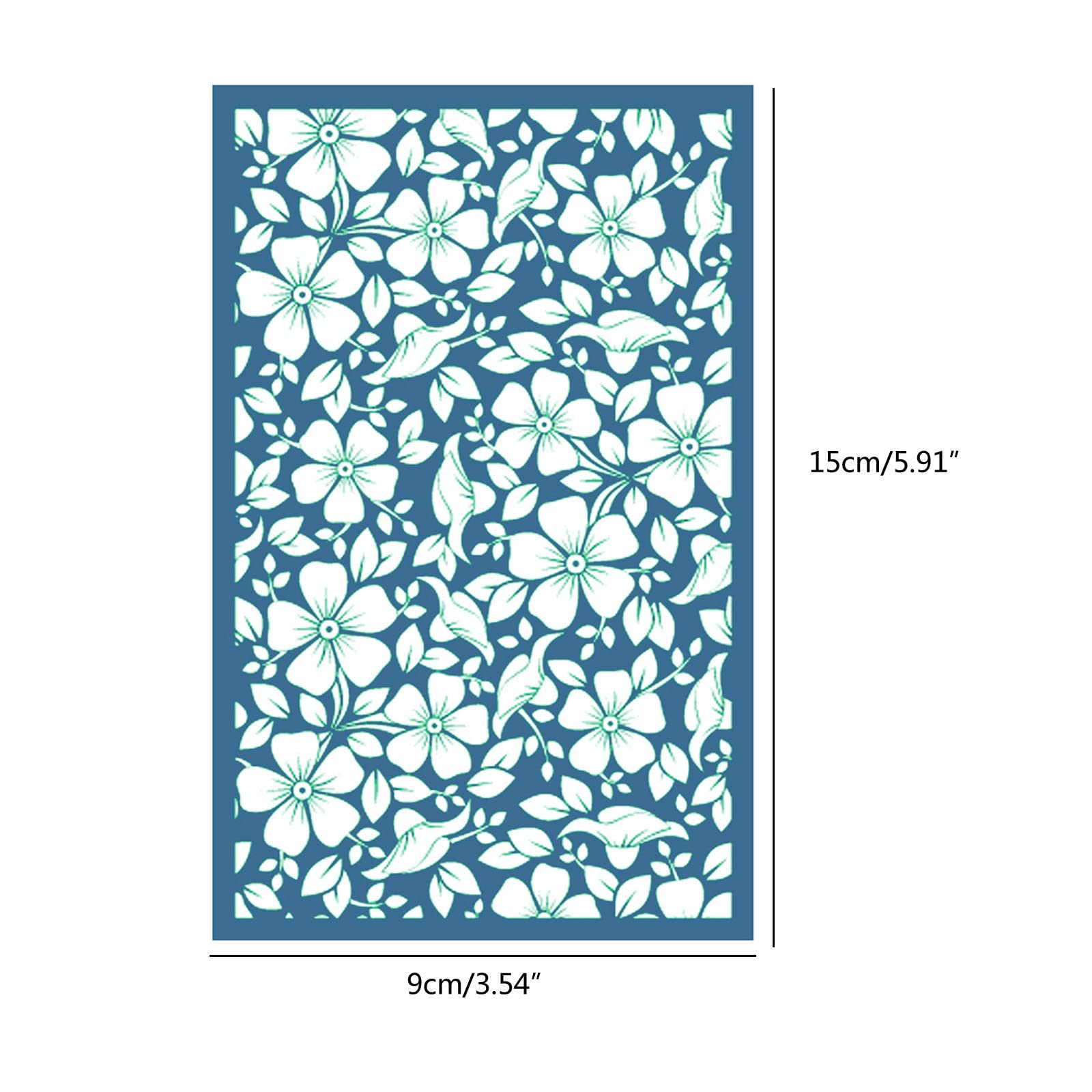 Flower Silk Screen Stencils Reusable Silkscreen-Print Kit Stencils Mesh-Transfers Stencil for DIY Printing On Clay-Decor Flower Silk Screen Stencils