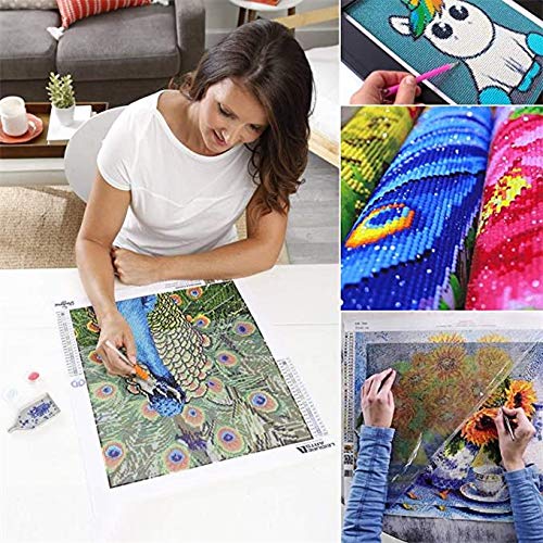 awersy 60 Slots Diamond Storage Box with Tools,Diamond Painting Storage Containers,Portable Bead Storage Container,Diamond Painting Accessories kit.（Pink）