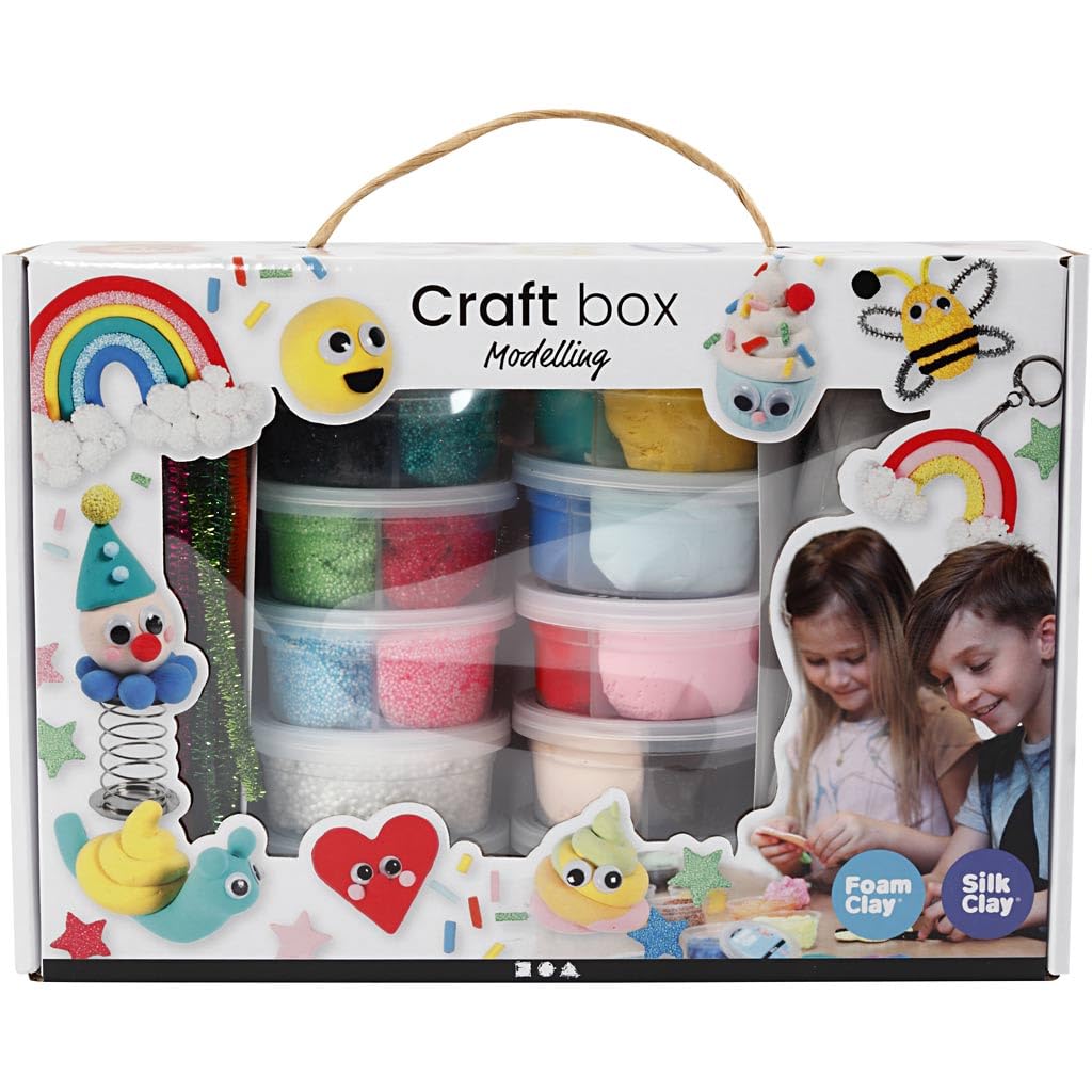 Creativ Company Foam Clay & Silk Clay - Gift Box (98120)