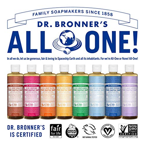 Dr. Bronner’s Pure-Castile Liquid Soap (8 oz, Almond)