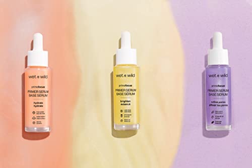 wet n wild Prime Focus Primer Serum for Face, Hydrating for Dry Skin, Makeup Primer Serum