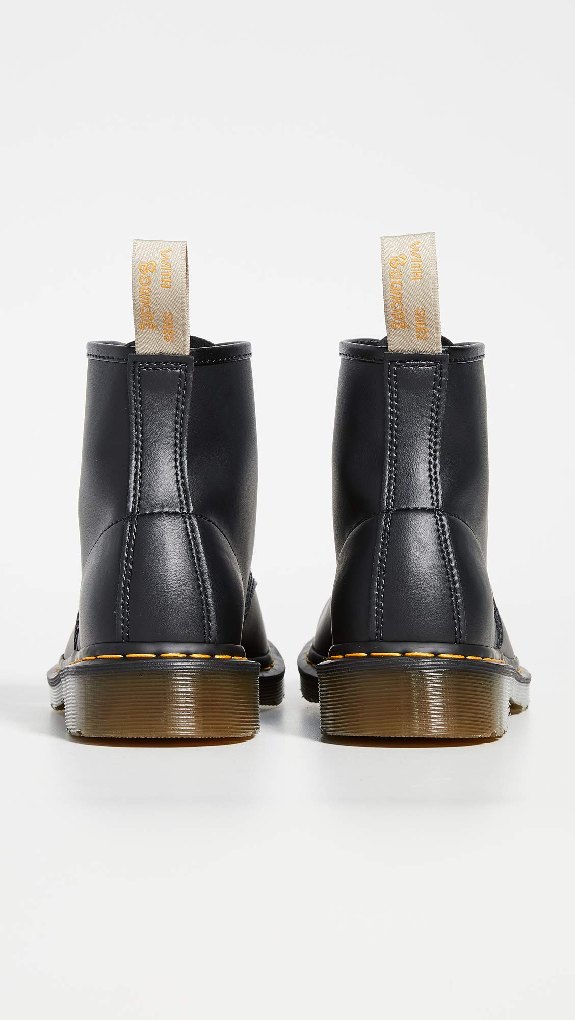 Dr. Martens Unisex Vegan 101 Fashion Boot, Black Felix Rub Off, 5 US Men
