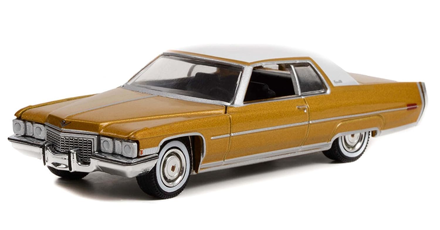 Greenlight 28100-A Anniversary Collection Series 14 - 1972 Cadillac Coupe deVille - Cadillac 70 Years 1:64 Scale Diecast